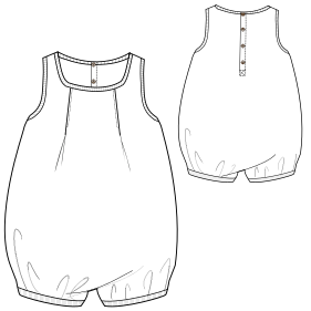 Fashion Sewing Patterns Babies One-piece